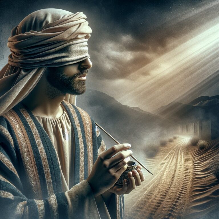 Question; Was Paul Blind, Partially Blind, or was he Healed.